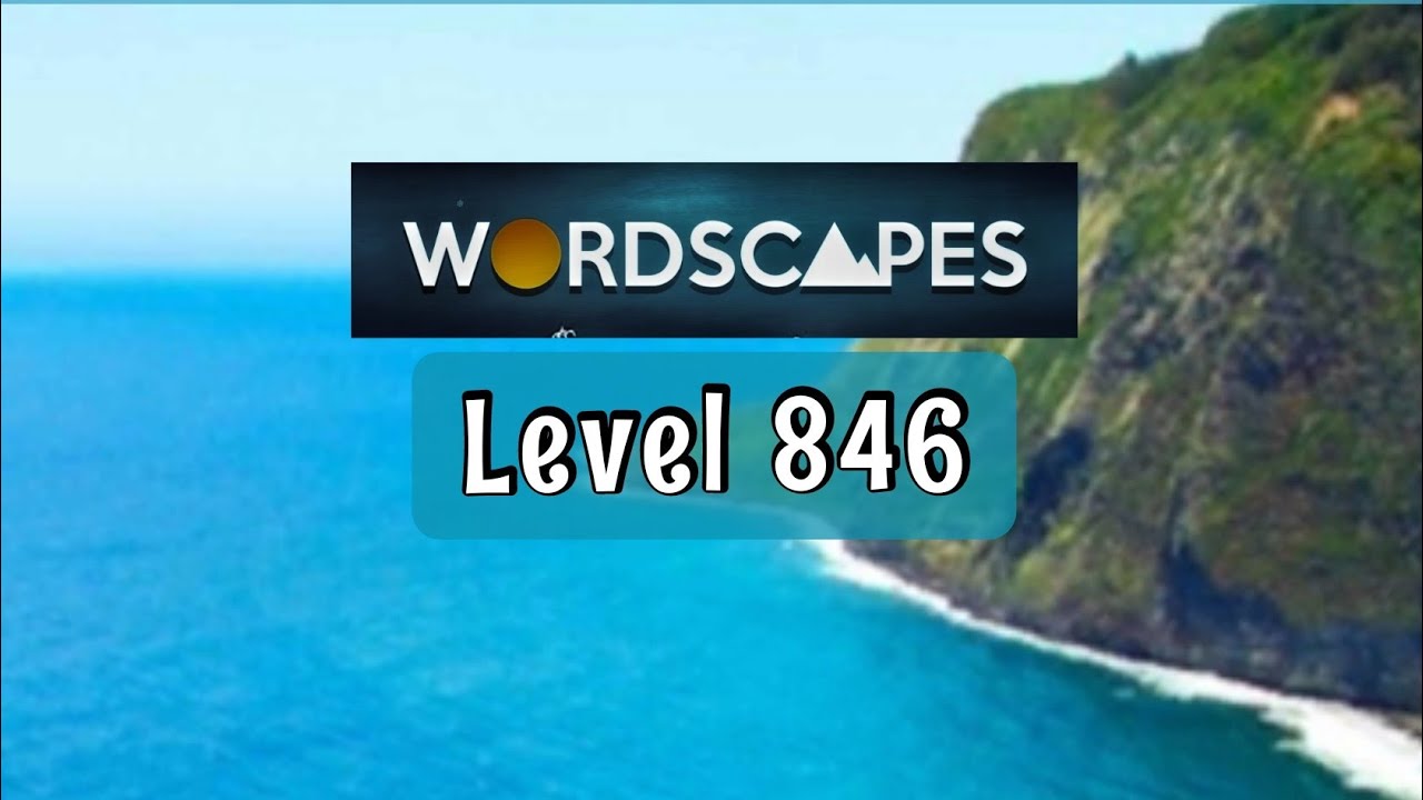 Wordscapes "STORM" level 846 gameplay | Answers | Solution - YouTube