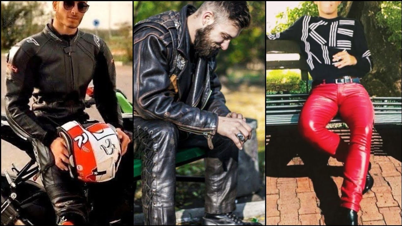 Fantastic and modern ideas about leather outfit for boys and men. - YouTube