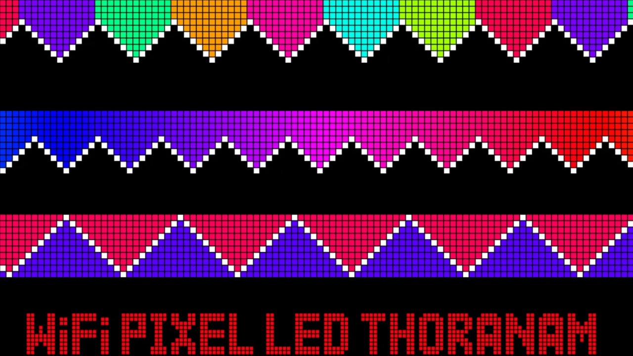 WiFi Pixel LED Toran | Jhalar | Thoranam Effects - YouTube