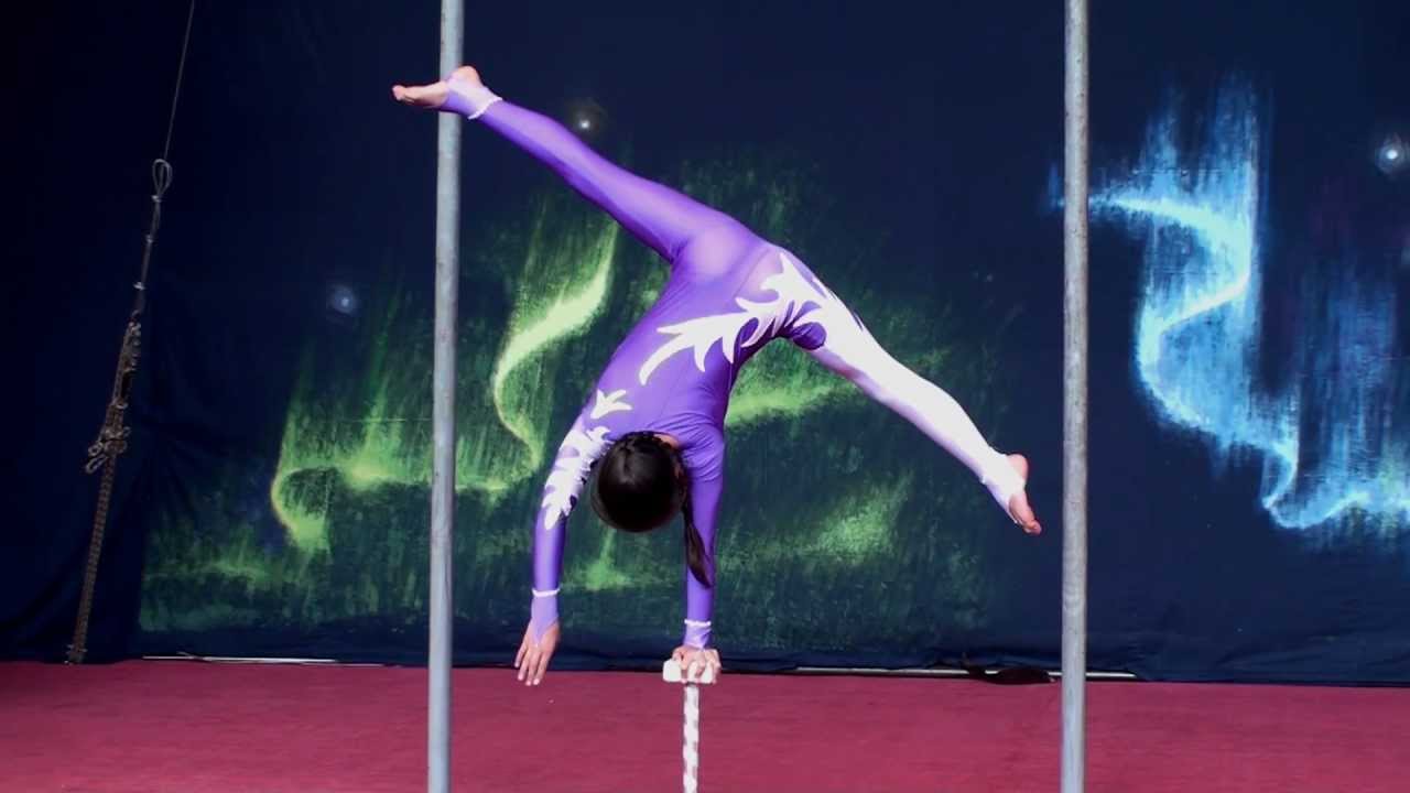 Siberia Circus (Sakha Circus) No.5 : Hand Balance - Albina - YouTube
