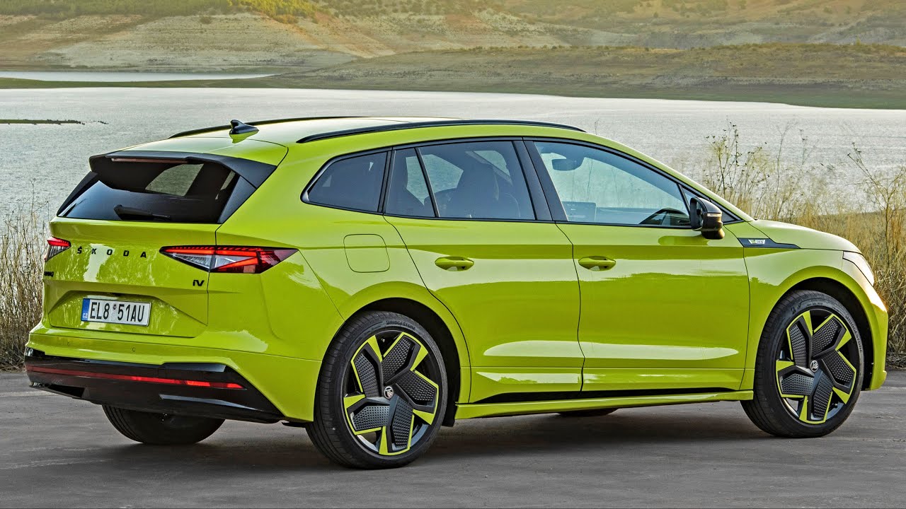 New 2023 Skoda ENYAQ RS iV | Mamba Green | Electric Sound, Trail ...