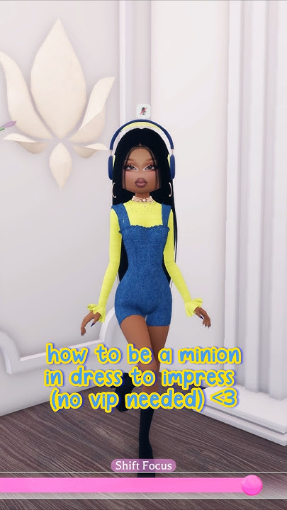 Dress To Impress Minion Outfit Hack ๐๐๐ Roblox Dresstoimpress Dti Youtube