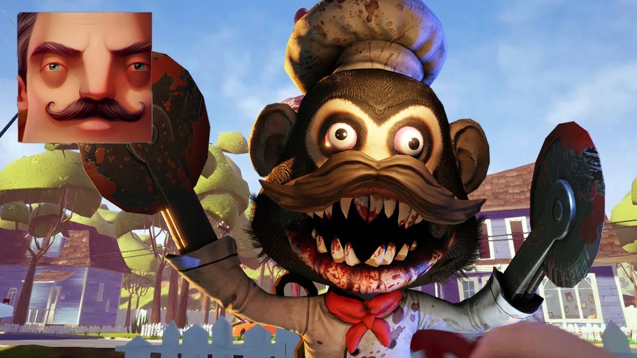 Hello Neighbor - My New Neighbor Chef Monkey (Dark Deception) Act 1 ...