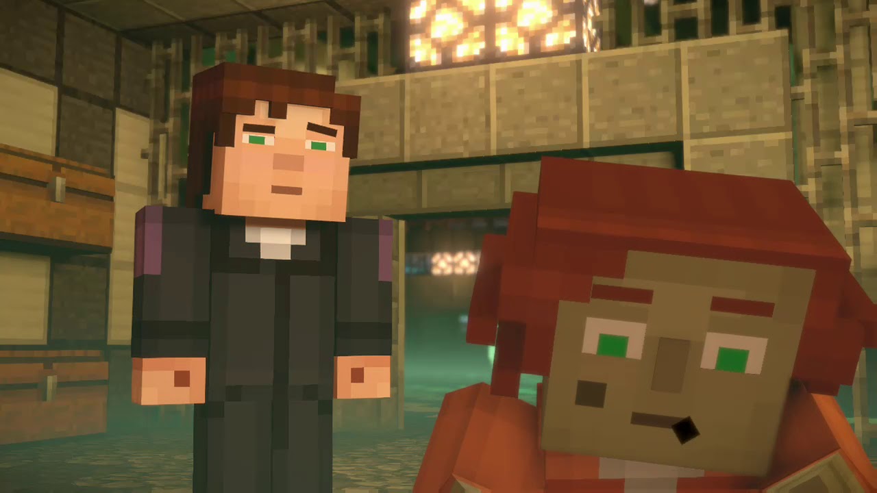 Minecraft Story mode s2 ep 7 Zombie Mines - YouTube