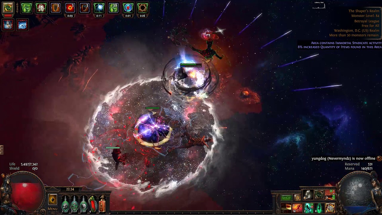 Path of Exile [3.5 BSC] Herald of Agony Gladiator (Shaper) - YouTube
