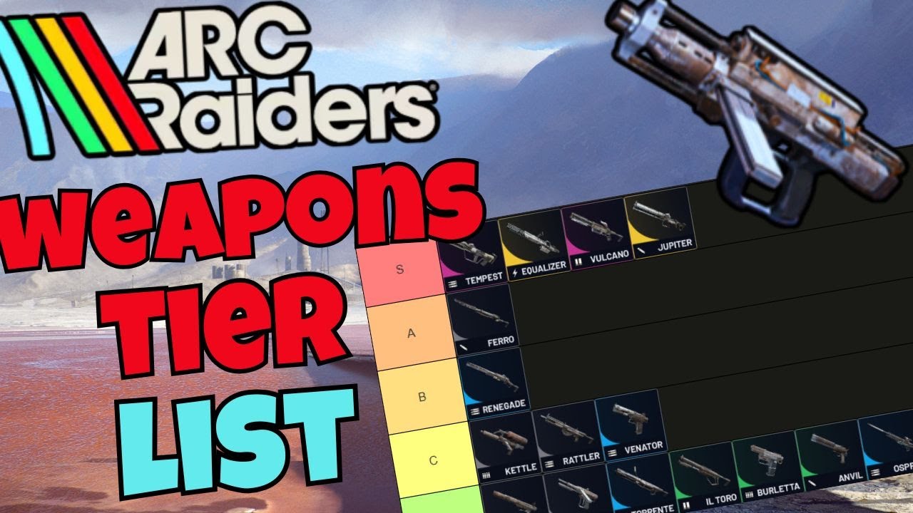 The Only Weapons Tier List Needed - ARC Raiders - YouTube