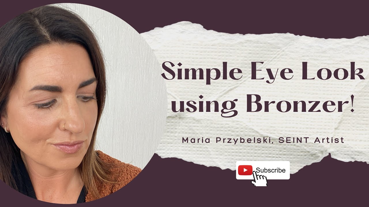 Eyeshadow look using Bronzer (long version) - YouTube