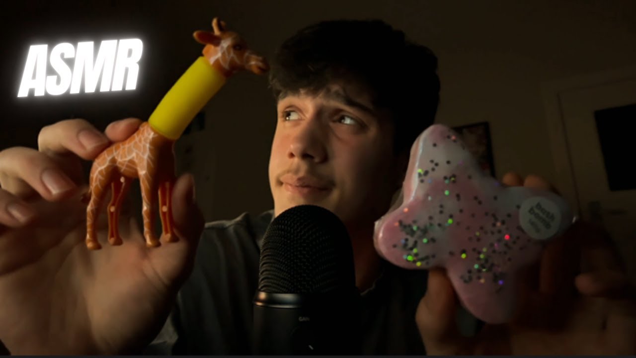 15 Minutes Of Random ASMR Triggers - YouTube