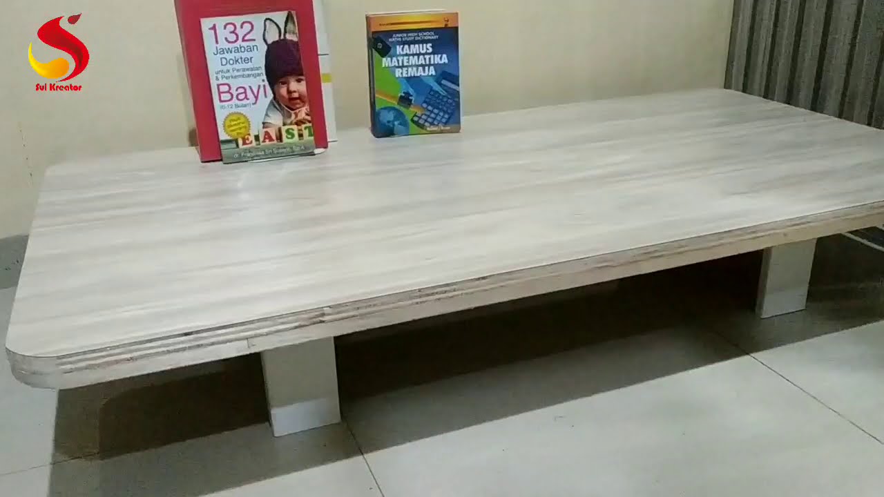 Kreasi kayu mencoba membuat meja belajar dari triplek dengan lapisan ...