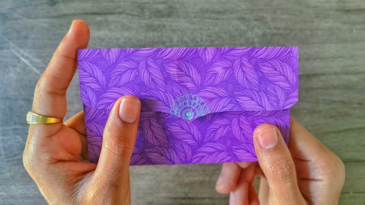 Wedding Invitation Card Reuse | Envelope Making at Home | Beat out Of ...