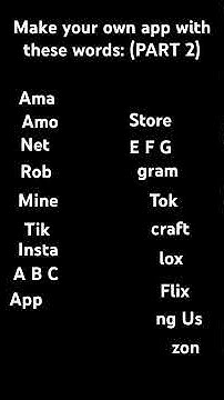 Make your own app with these word #part2 #own #app #subscribe - YouTube