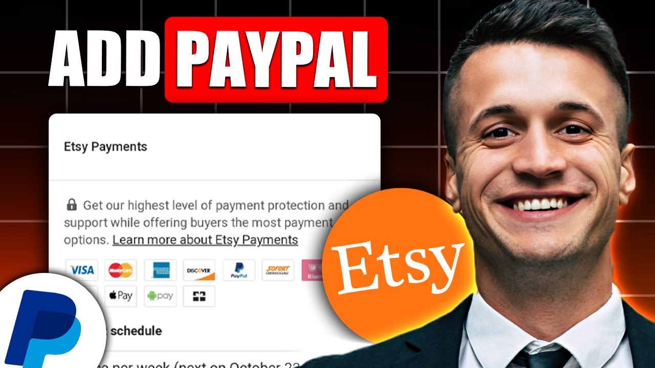 How To Add PayPal As A Payment Method On Etsy - YouTube
