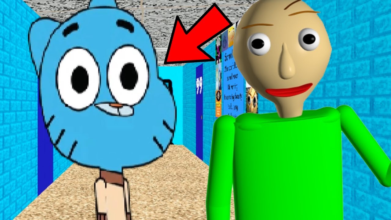 Gumball's Basics... | Baldi's Basics Mod - YouTube