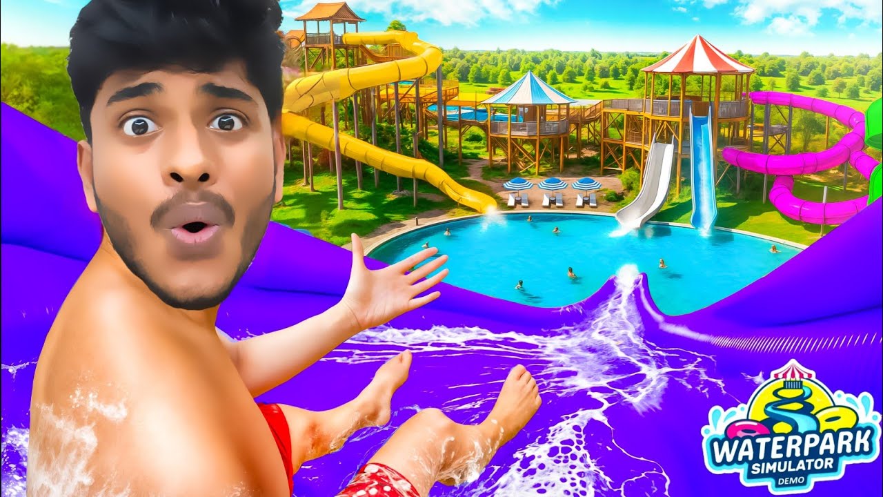 I Opened New Water Park 😍|Water Park Simulator Gameplay|On Vtg! - YouTube