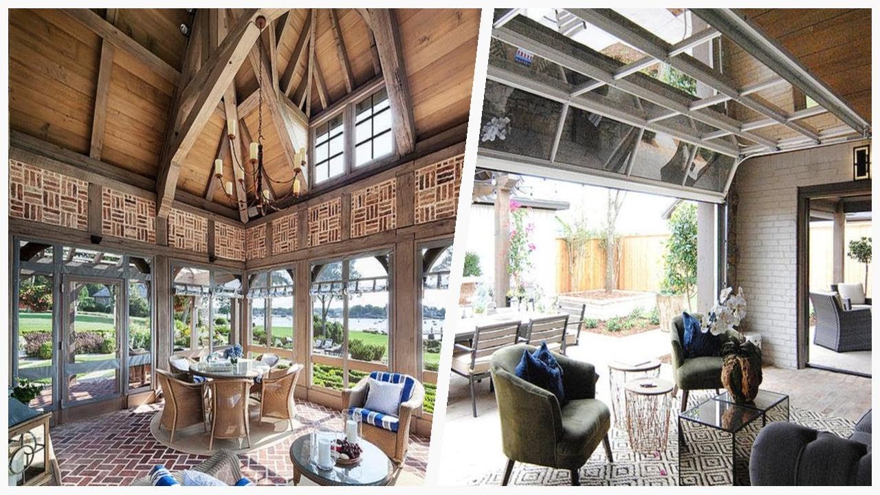 75 Large Brick Floor Sunroom Design Ideas You'll Love 😊 - YouTube