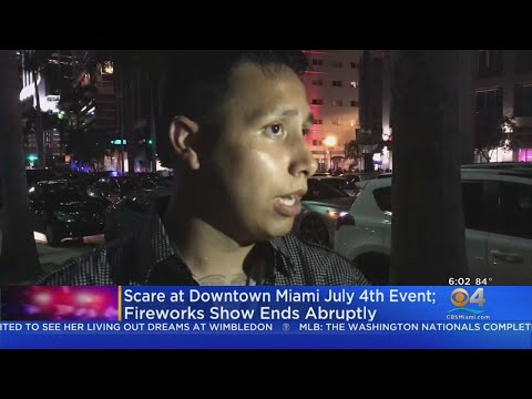 Scare Brings Miami Fireworks Show To Abrupt End