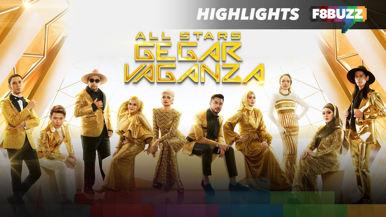 Barisan Peserta All Stars Gegar Vaganza (merit-Juara GV) & Persembahan ...