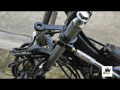 HanDEEman-TMX 125 Alpha lowered/lowering crown - YouTube