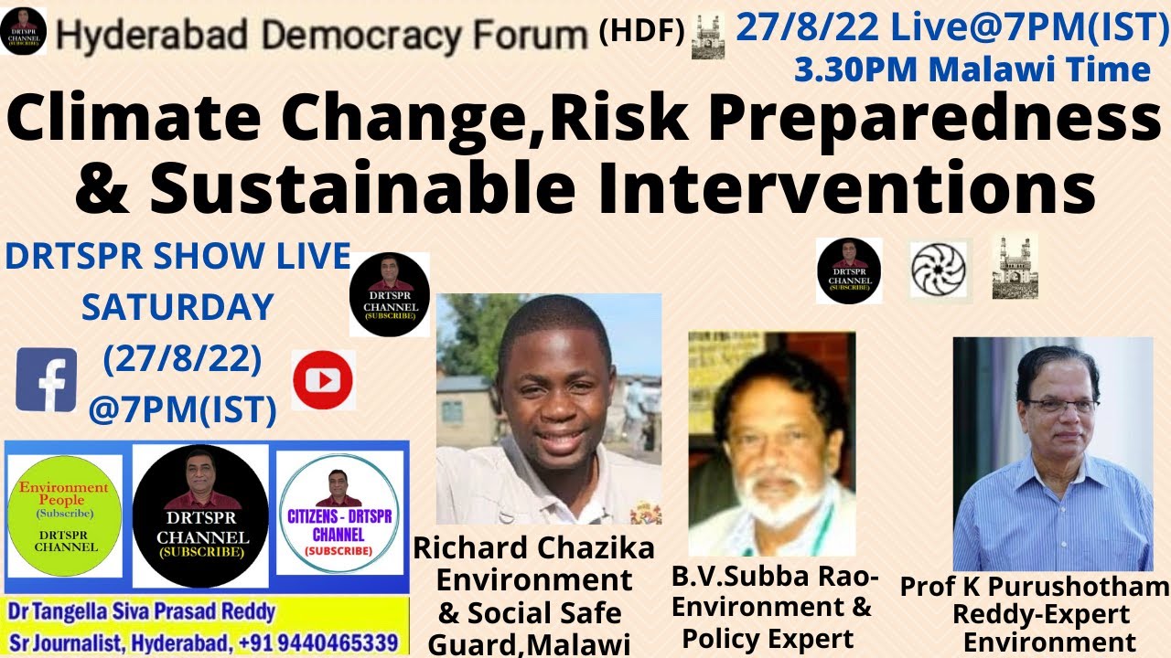 Climate Change,Risk Preparedness & Sustainable Interventions/Richard ...