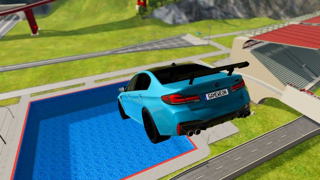 High Speed Jumping In Pool - BeamNG drive - YouTube - YouTube