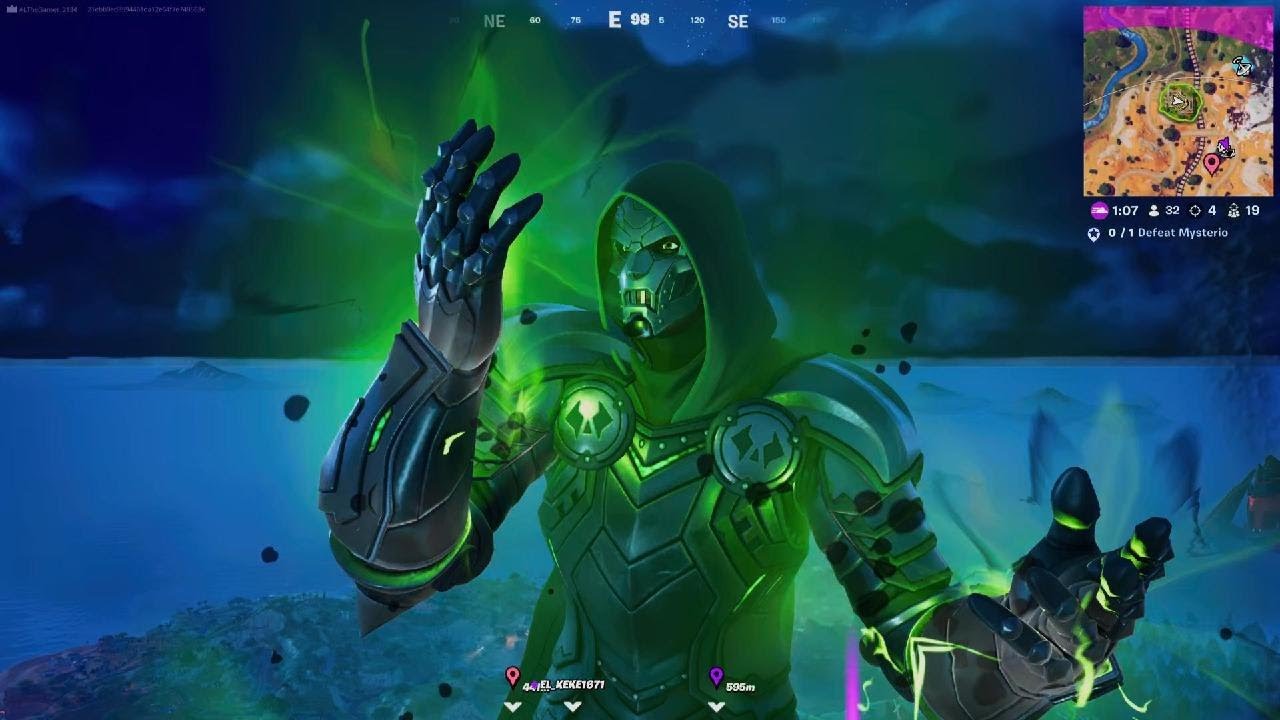 Fortnite Dr. Doom Mythic Gameplay - YouTube