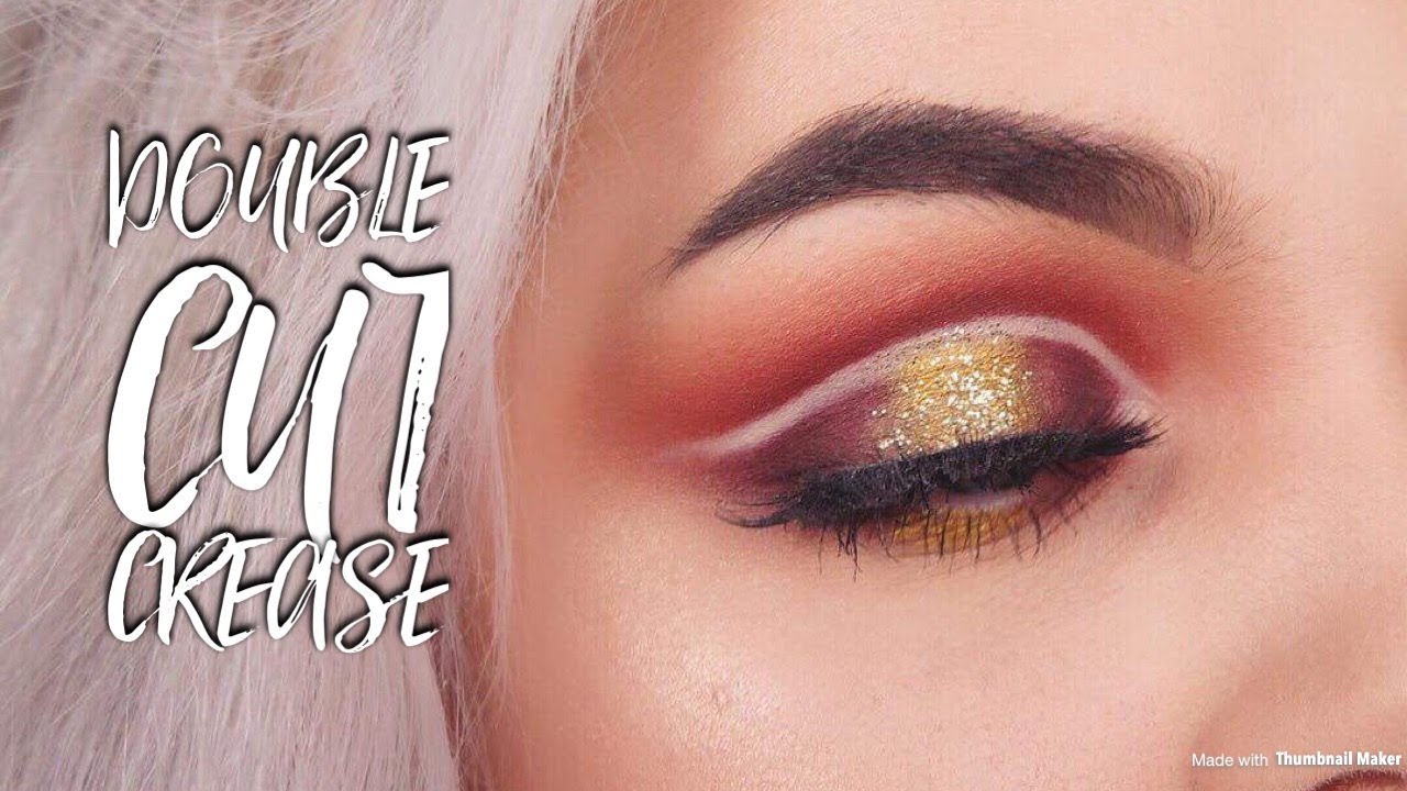 DOUBLE CUT CREASE TUTORIAL - YouTube