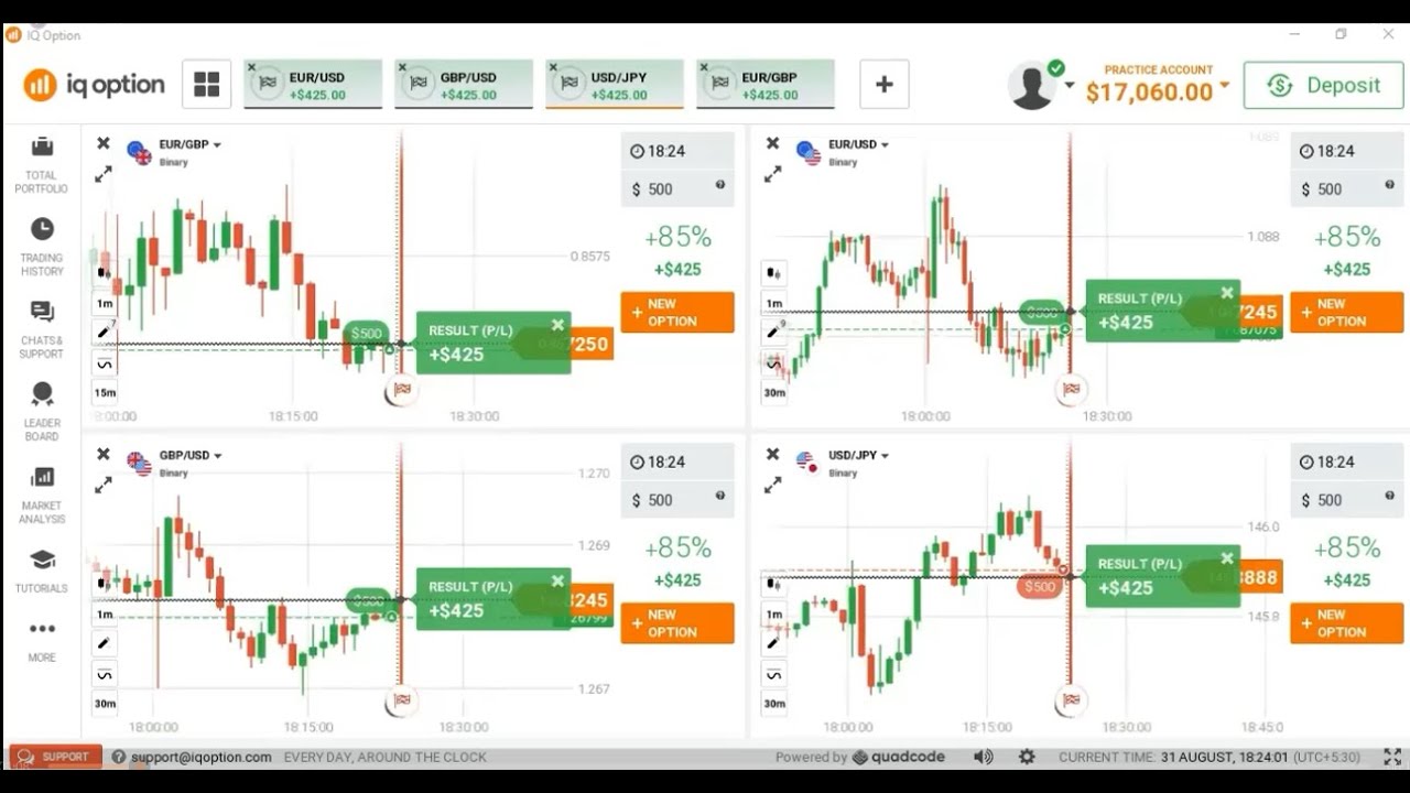 HOW TO TRADE # 4 trades at 1 minutes - YouTube