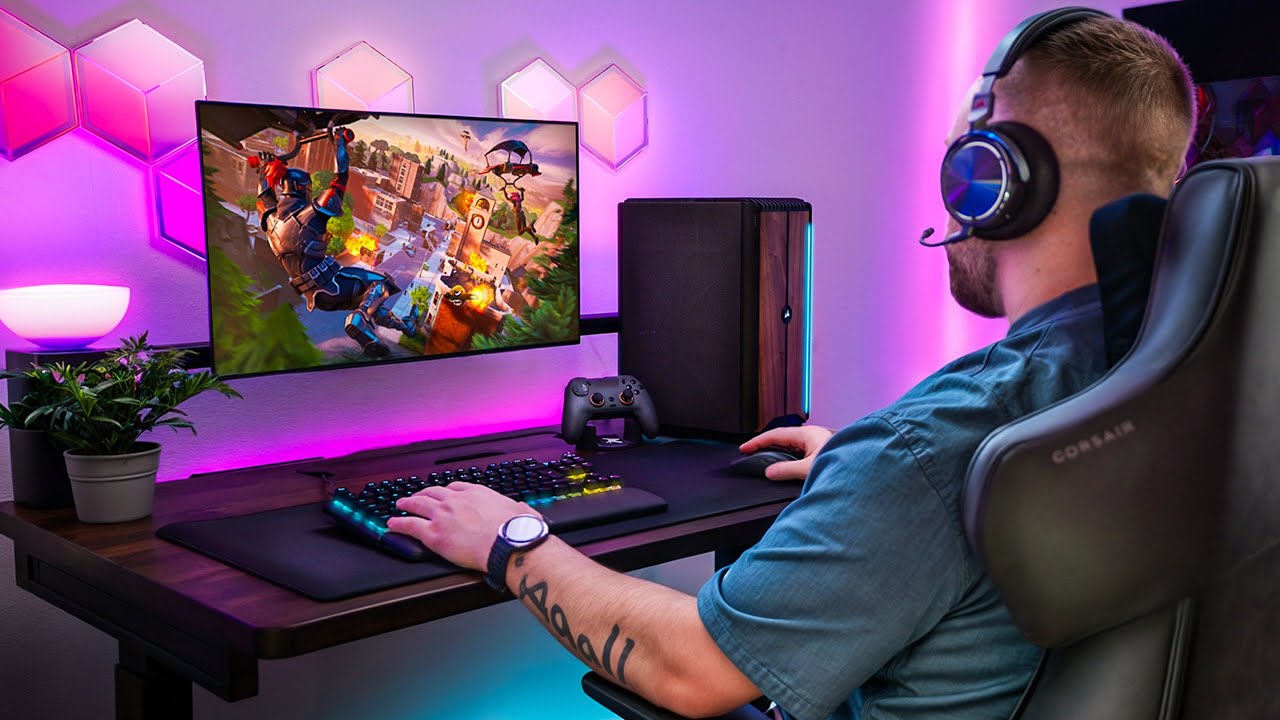 Der PERFEKTE Gaming-Tisch, jetzt auch in klein! CORSAIR PLATFORM:4 ...