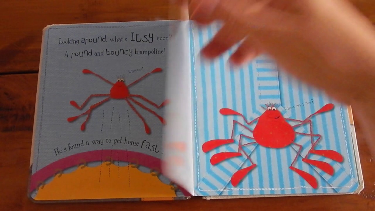 Itsy Bitsy Spider by Kate Toms - Kids Books Read Aloud - YouTube