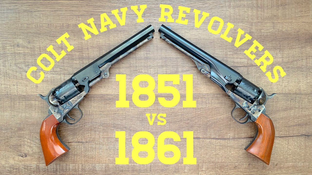 Colt Navy Revolvers: 1851 vs. 1861 - YouTube