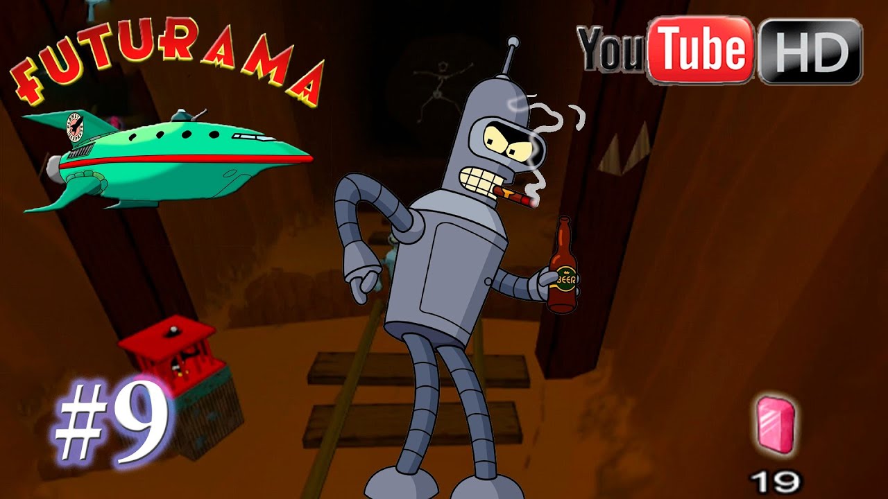 Futurama [Xbox] - Part #9 | Run, Bender, Run | Walkthrough〘HD〙 - YouTube