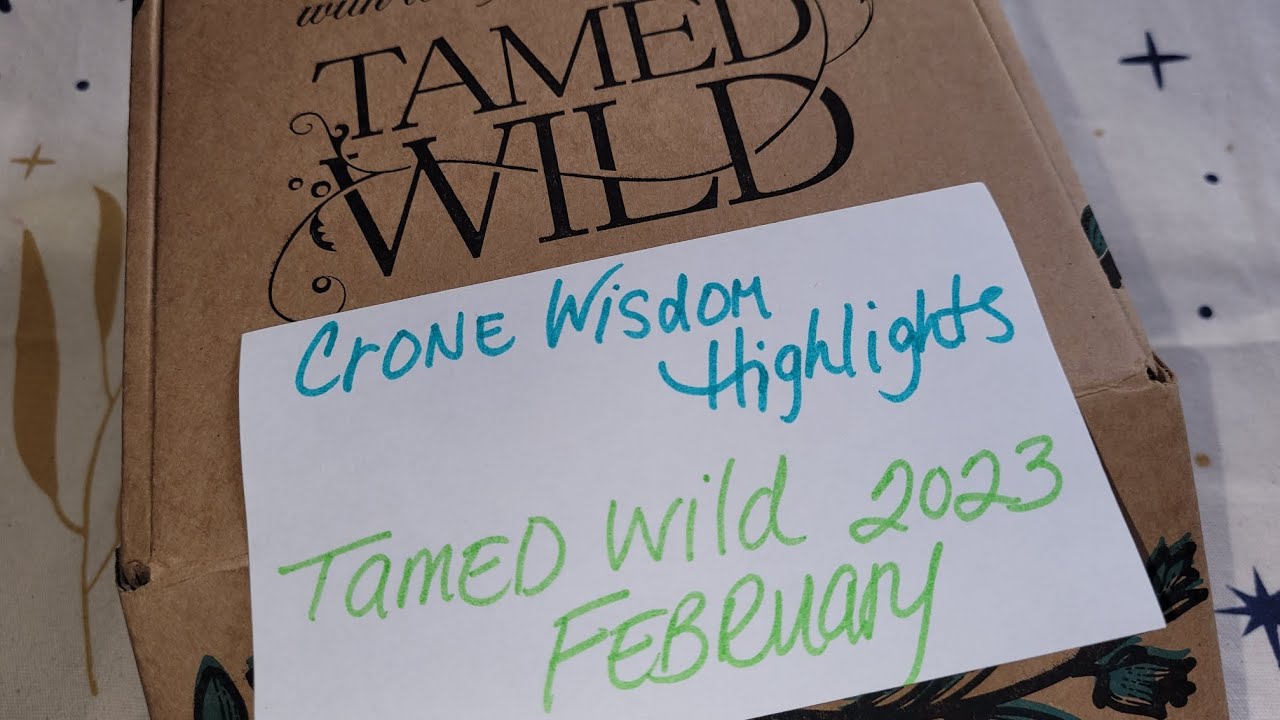 Tamed Wild Box Unboxing, February 2023. The Word Witchery box - YouTube