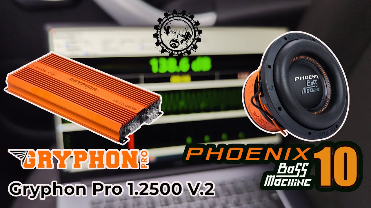 Phoenix Bass Machine 10 + Gryphon Pro 1.2500 V.2 + Замер - YouTube