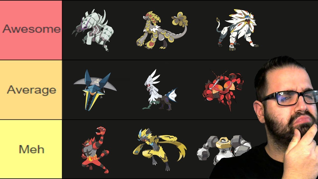 All Gen 7 Pokemon Tier List - YouTube