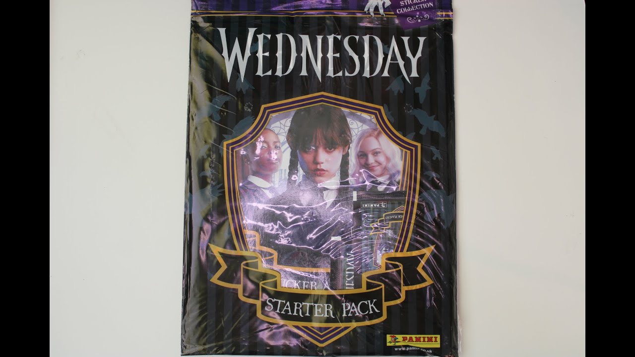 Wednesday Sticker Starter Pack Opening - YouTube