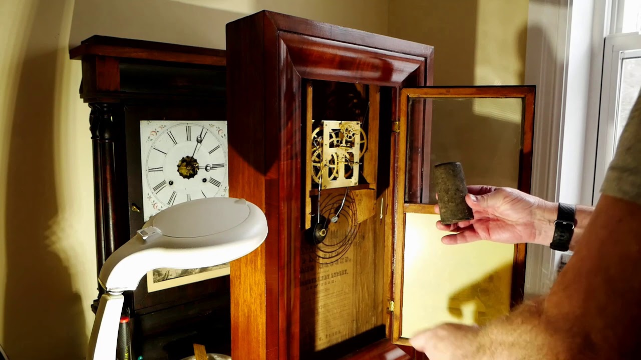 Clark 30 hour Ogee movement removal and reinstalling it in the case ...