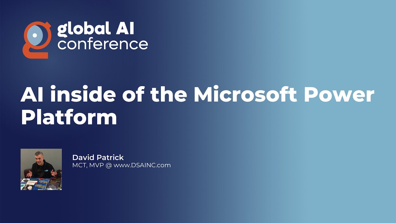 AI inside of the Microsoft Power Platform - David Patrick - YouTube
