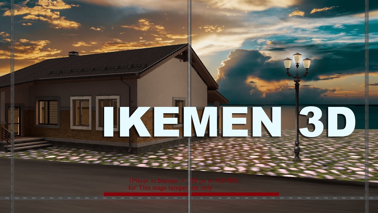 IKEMEN GO 3D Stage - 3D Test V2 (Template) - YouTube