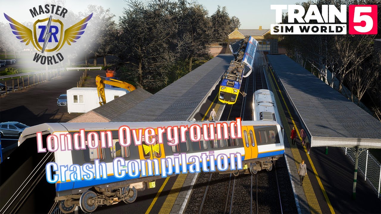 London Overground Crash Compilation | Train Sim World 5 - YouTube