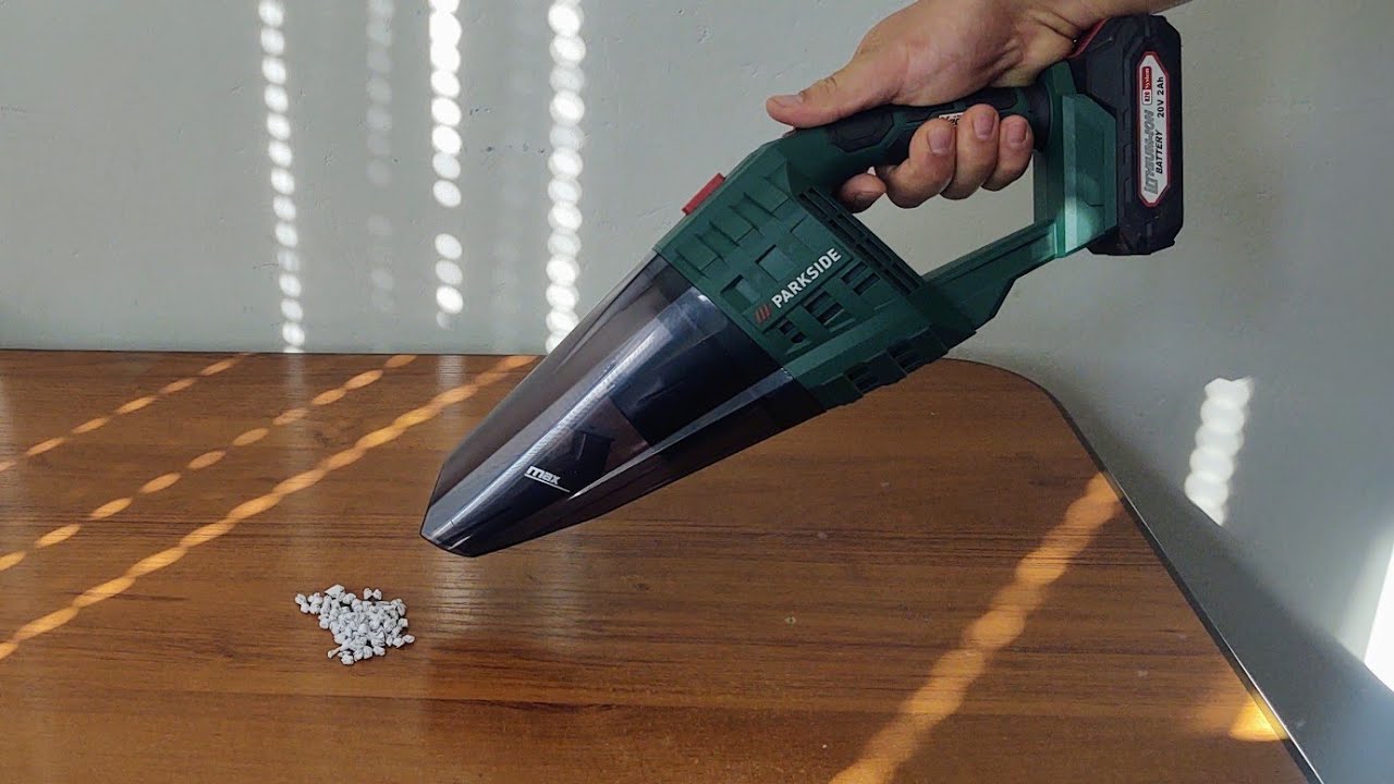 Parkside cordless vacuum cleaner - YouTube