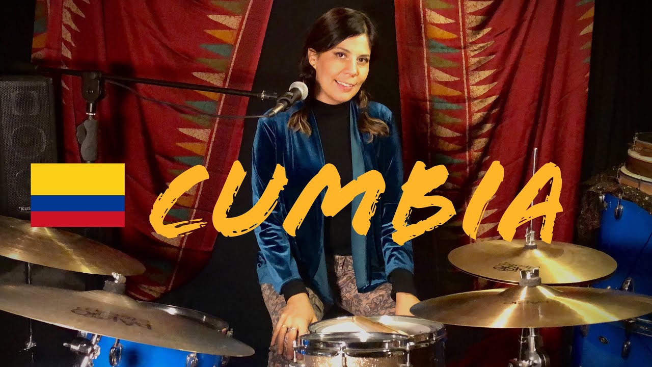 HOW TO PLAY CUMBIA ON THE DRUMS traditional cumbia from Colombia ...