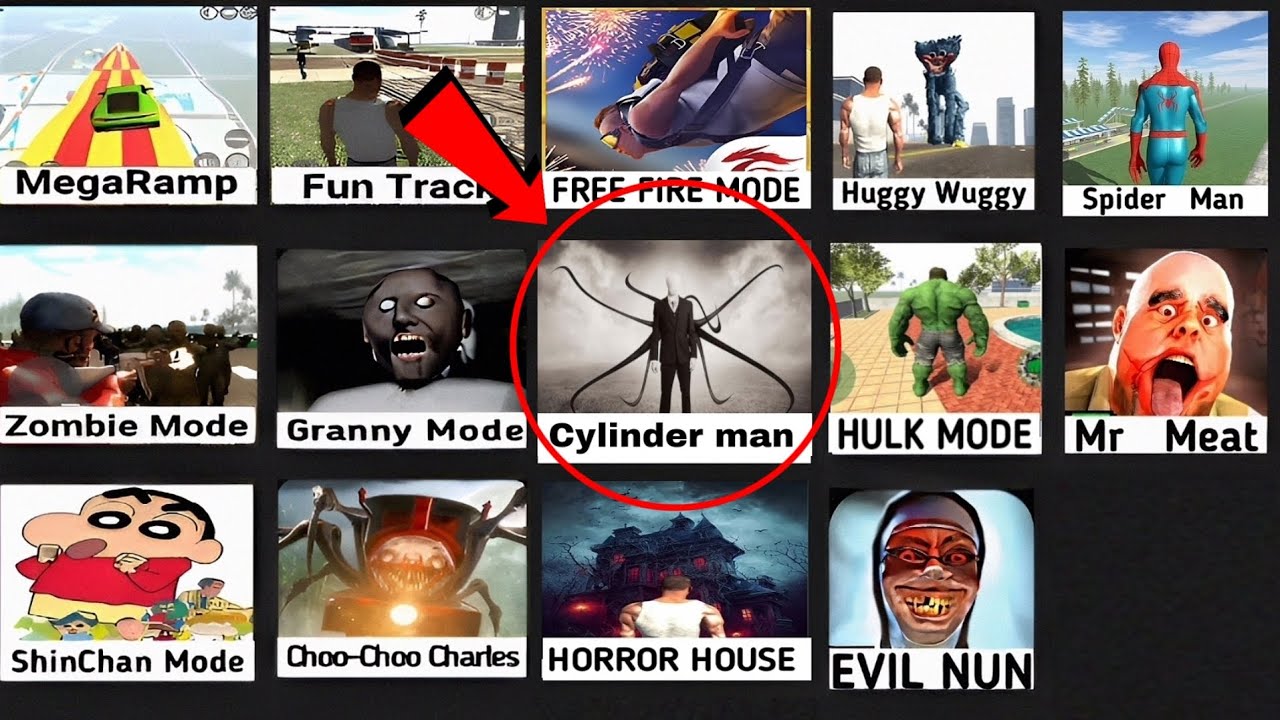Slender Man in Indian Bike Driving 3D 😲 New UPDATE INDIAN BIKE DRIVING ...