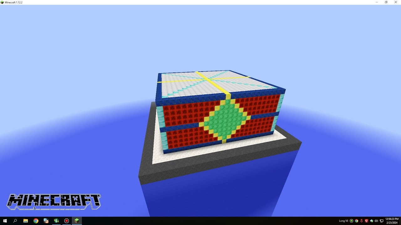 Solving the Biggest Minecraft Rubik's Cube Challenge - YouTube