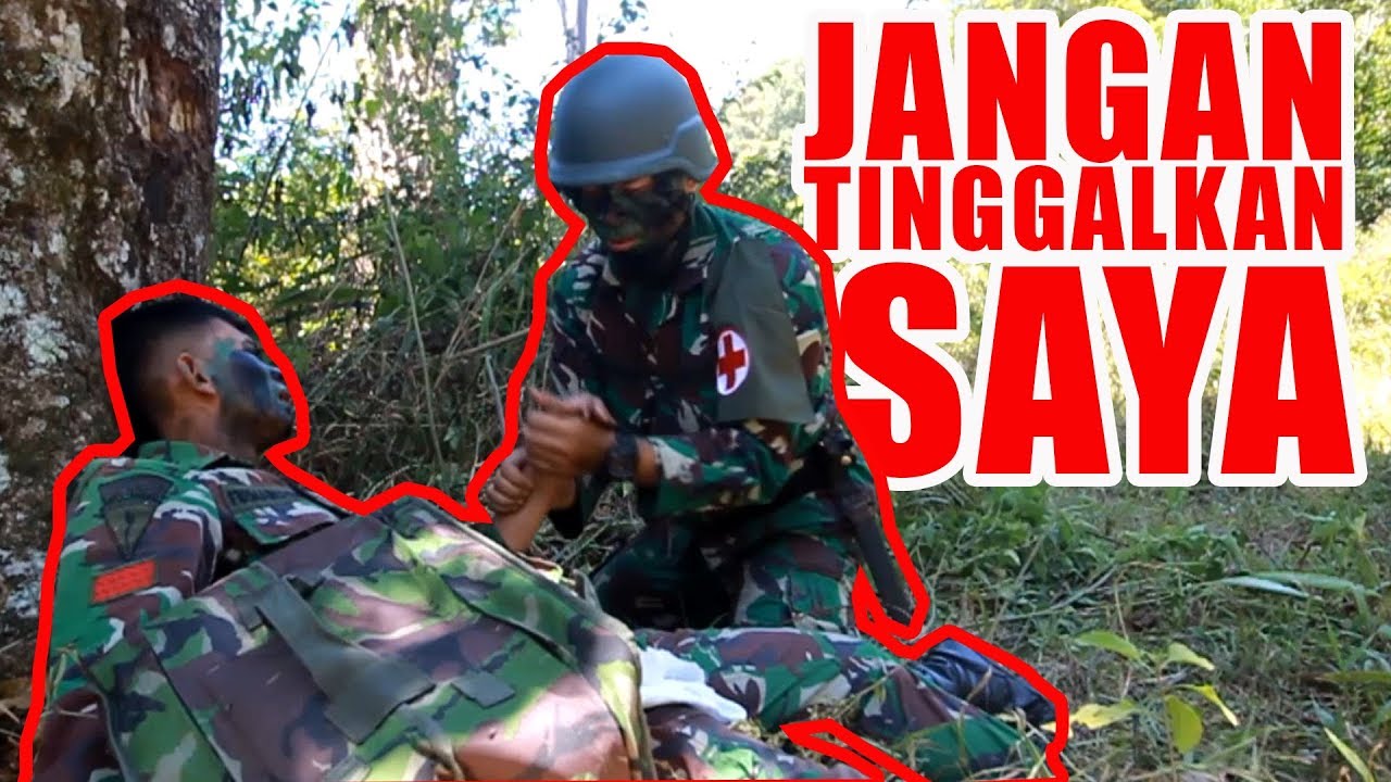 EVAKUASI TENTARA YANG TERTEMBAK MUSUH. - YouTube