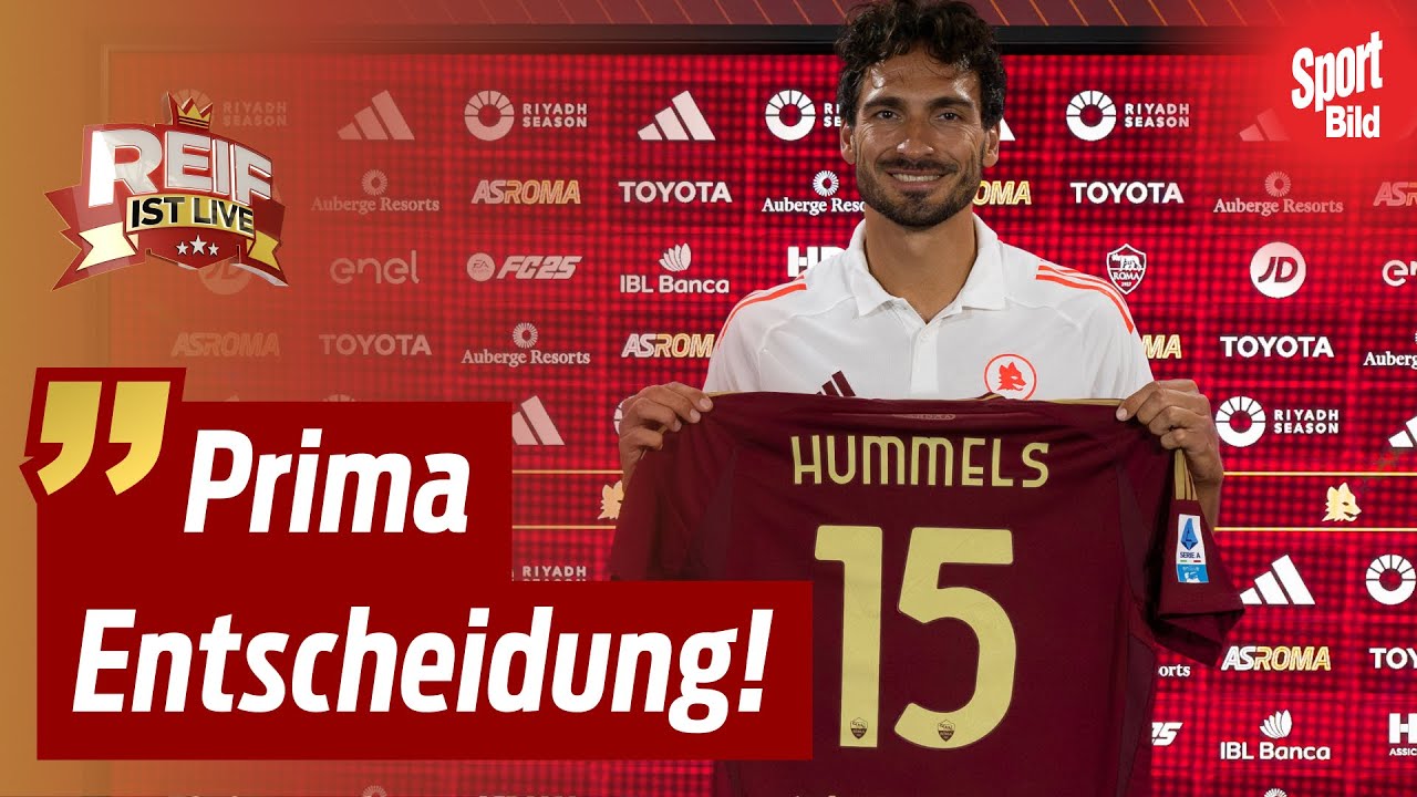 Video-Botschaft: Wie sich Hummels bei den Roma-Fans vorstellt | Reif ...
