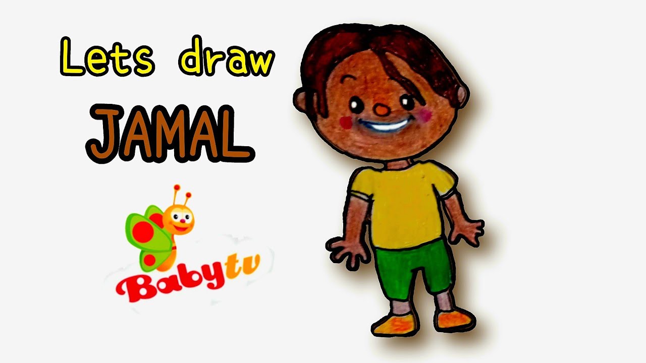 HOW TO DRAW JAMAL @BabyTV - YouTube