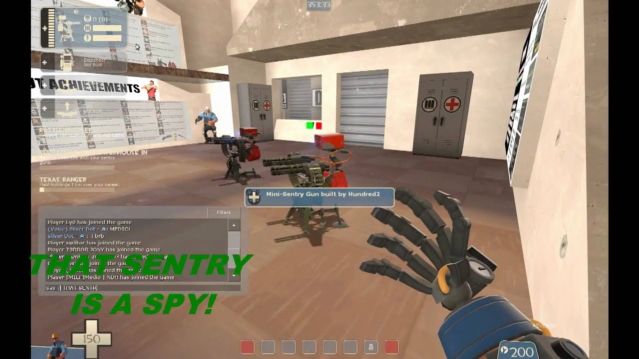 Team Fortress 2 Level 3 Mini Sentry - YouTube