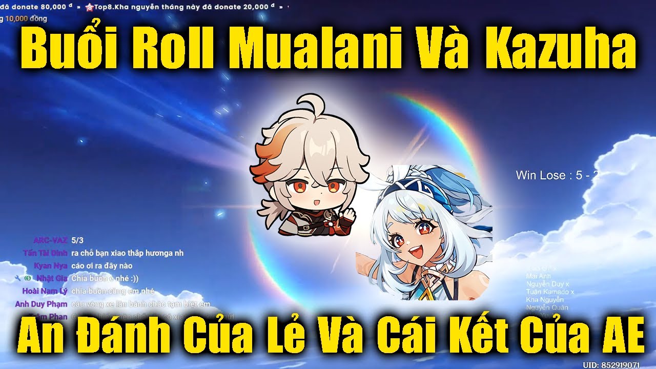 Buổi Roll Mualani Và Kazuha - AnDz Miệt Mài Gỡ Tỉ Số 1-10 Và Cái Kết ...