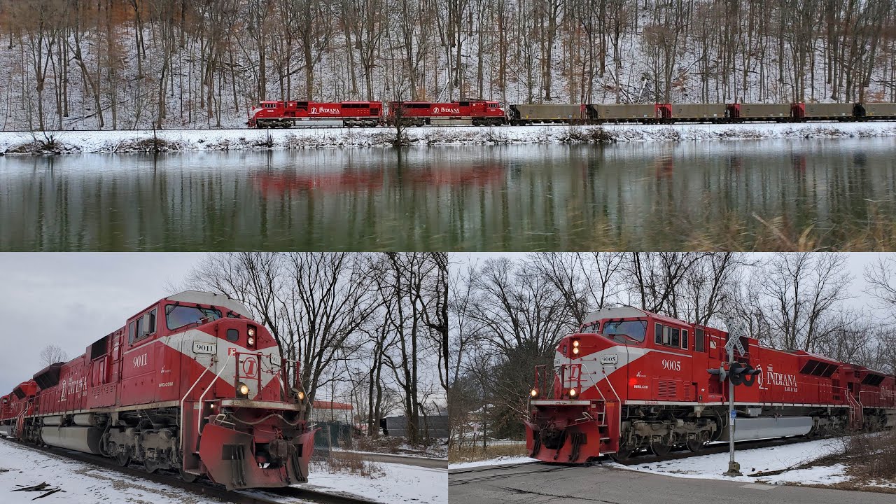 EXTRA! EXTRA! Rare Storage Train Move on the Indiana Rail Road - YouTube