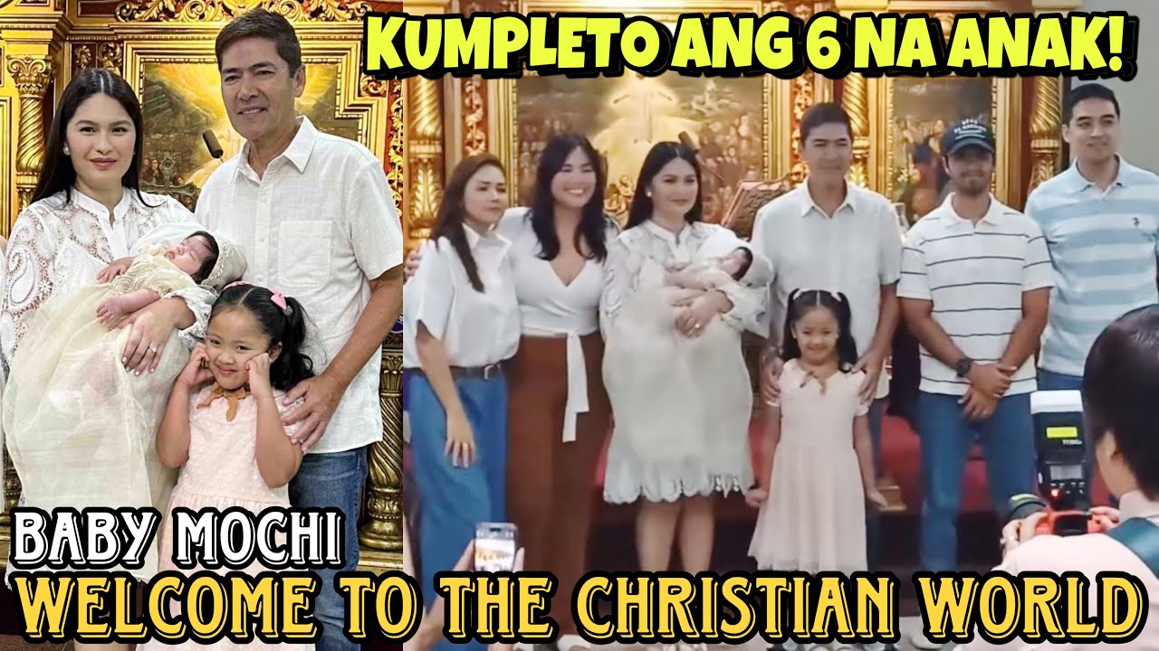 KUMPLETO ANG 6 ANAK NI BOSSING SA BINYAG NI BABY MOCHI 🤍 WELCOME TO THE ...